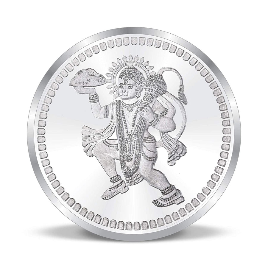 Precious Moments - Buy Silver Coin of Lord Hanuman Ji (Chandi ka Sikka ...