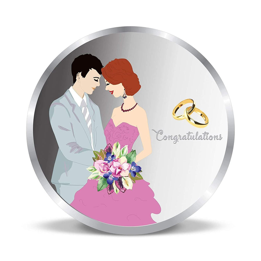 Precious Moments - Buy Congratulations Silver Coin for Newly Married ...