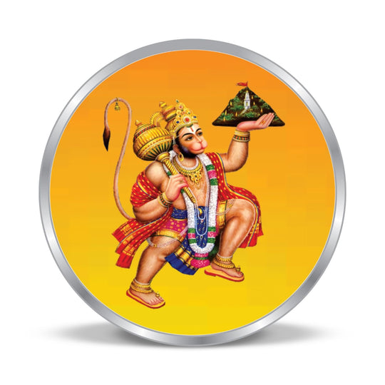 Precious Moments - Buy Lord Hanuman 20GM 999 Pure Silver Coin | TrueSilver