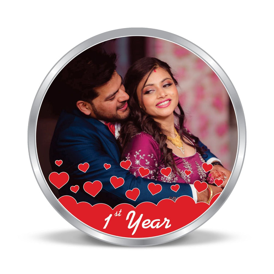 Shop Personalised Silver Coin with Custom Designs | Precious Moments